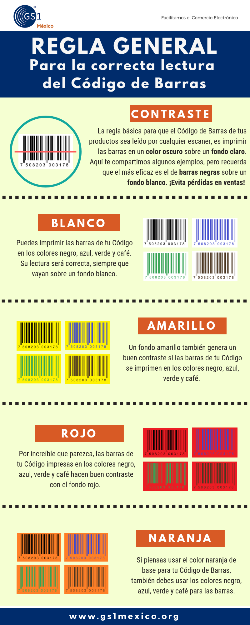 Con estos colores tu Código de Barras se leerá siempre [Infografía]